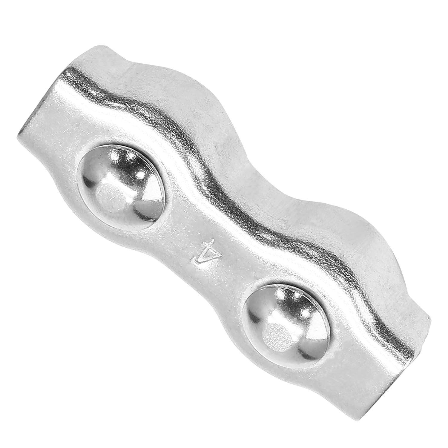 M4 Stainless Steel Duplex Wire Clamp - Reliance Antennas